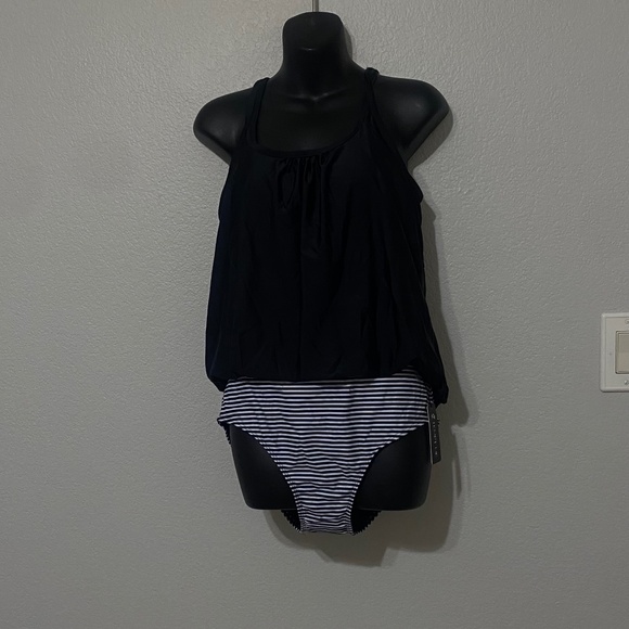 Tempt Me | Swim | Nwt Tempt Me Tankini Swimsuit Black Size L | Poshmark
